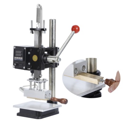 Hot Foil Stamping Bronzing Machine 5*10CM Leather Embossing&Letter T ...