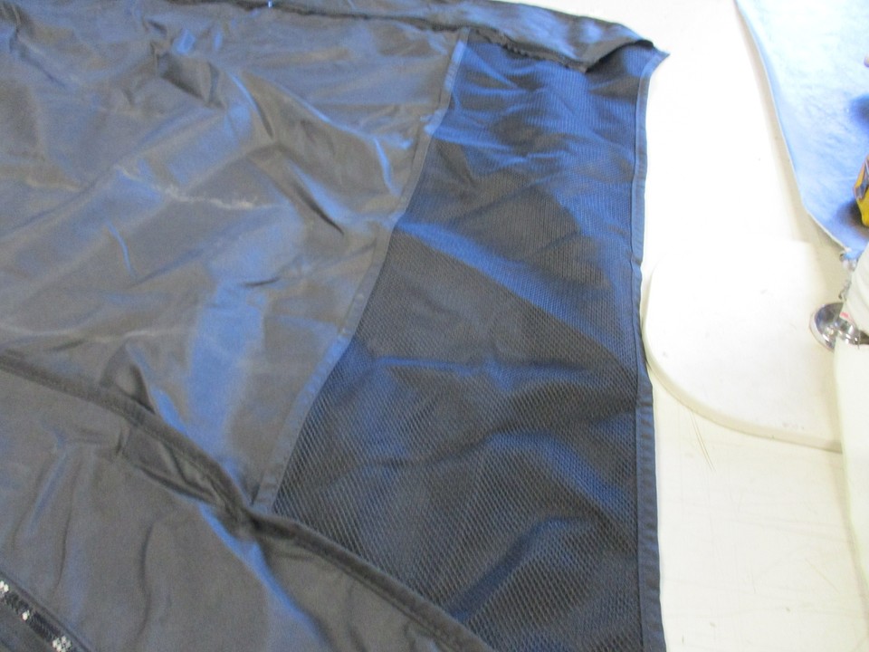SUN TRACKER BASS BUGGY 16XL (2022) BIMINI TOP 351990 BLACK 76 1/2" X ...