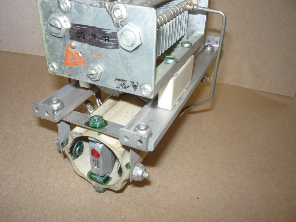 LARGE TUNING GANG MECHANISM FROM HAM MILITARY SHORTWAVE RADIO ESTATE ...