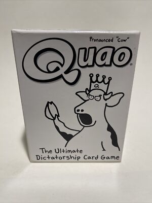 Quao Card Game by Wiggity Bank Dictator Cow Game Complete 127 Cards | eBay