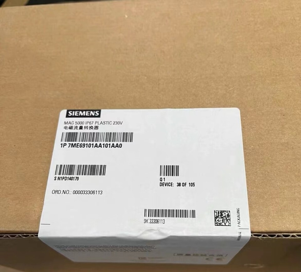 1PCS Siemens MAG 5000 Transmitter SITRANS F M Flow 7ME6910-1AA10-1AA0 ...