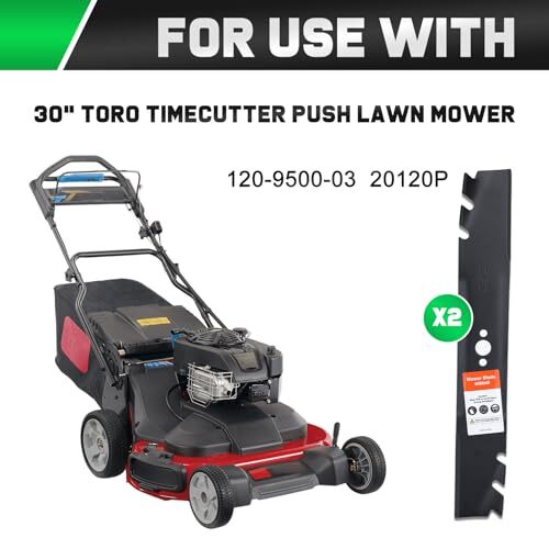 Timemaster 30 Inch Mower Mulching Blades For Toro 20199 20200 20975 ...