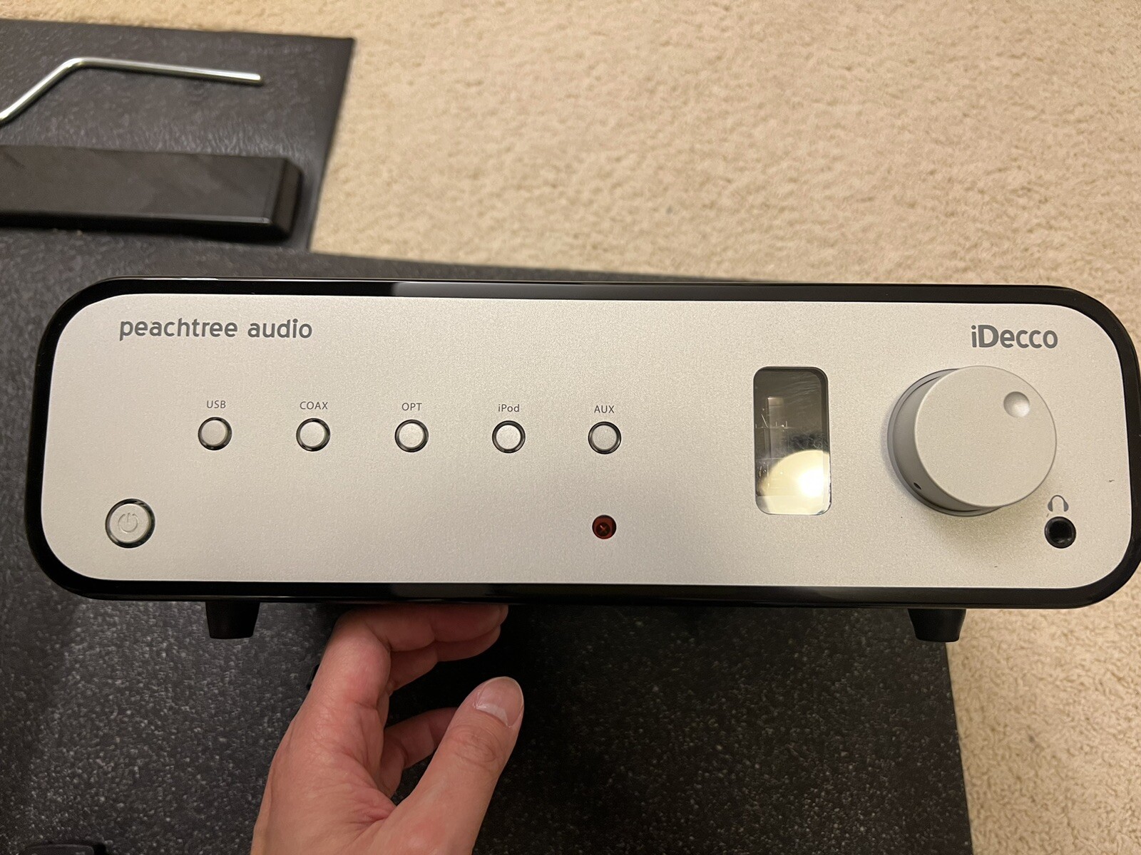 Peachtree Audio iDecco Class A Tube Amplifier DAC w/ Pure Digital iPod ...