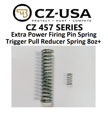 CZ 457 Series Rifle, COMPETITION SPRING SET, 8oz Trigger & Firing Pin ...