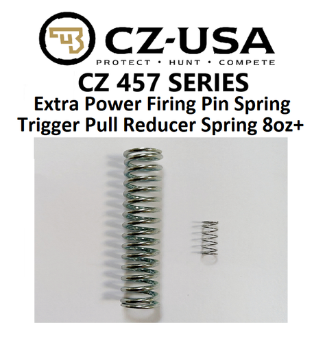 CZ 457 Series Rifle, COMPETITION SPRING SET, 8oz Trigger & Firing Pin ...