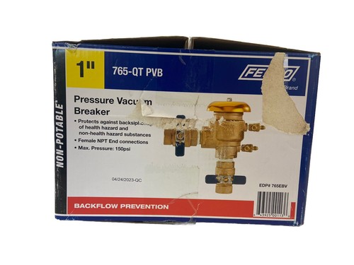 Febco 765 Series 1 Female NPT T X 1" 765-QT PVB Bronze Pressure Vacuum ...