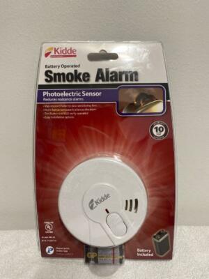 Brand New Small Kidde Battery Operated Smoke Alarm Photoelectric Sensor ...