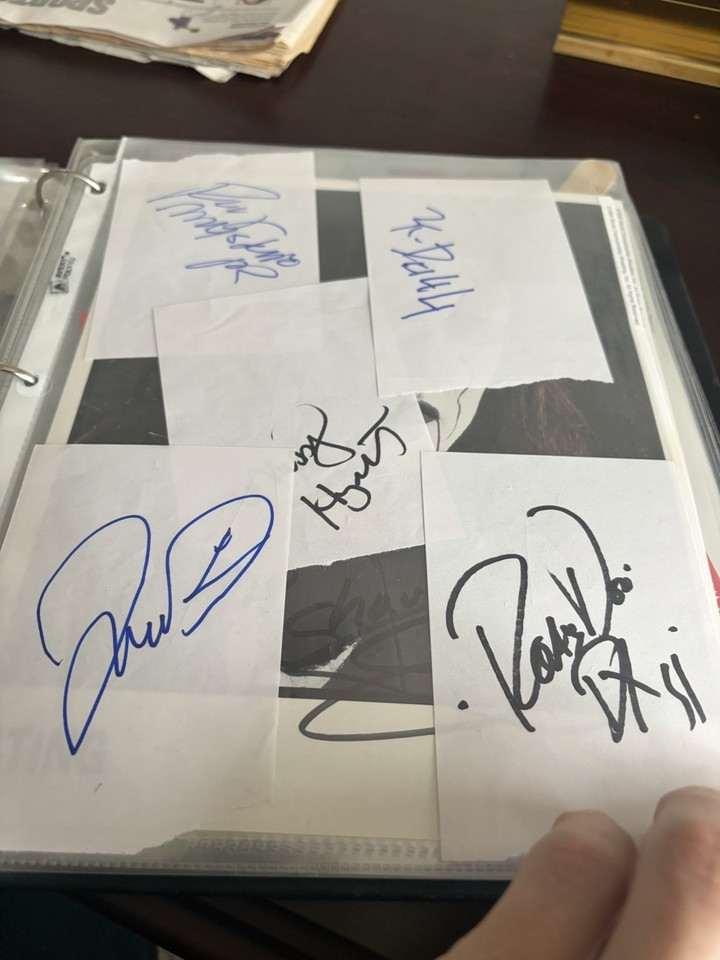 WWE/WWF Autographs - Sting, Rock, Mankind, Sable, Goldberg and more! | eBay