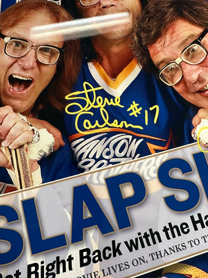 The Hanson Brothers Autographed 16x20 Photo Sports Illustrated Cover ...