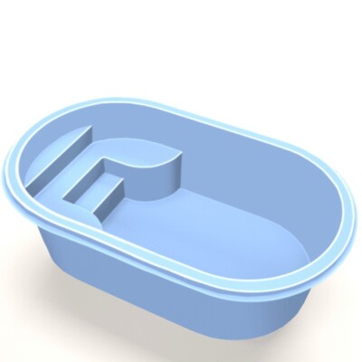 GFK Schwimmbecken Swimmingpool Klein Gfk Pool 3.5 X 2 M Schwimmpool ...