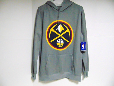 New Denver Nuggets Men's Size Medium Gray Sweatshirt Hoodie | eBay