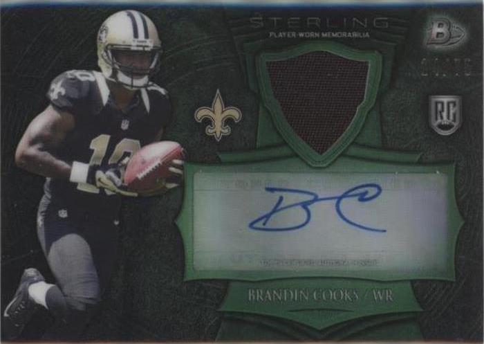 2014 Bowman Sterling - Autograph Rookie Relics Brandin Cooks #BSAR-BC ...