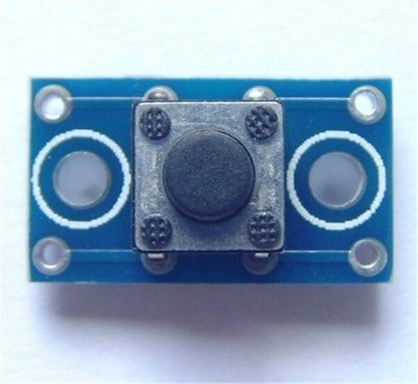 5Pcs 6X6X5MM Pcb Push Button Tactile Tact Switch Module Pcb Size 16X9MM ...