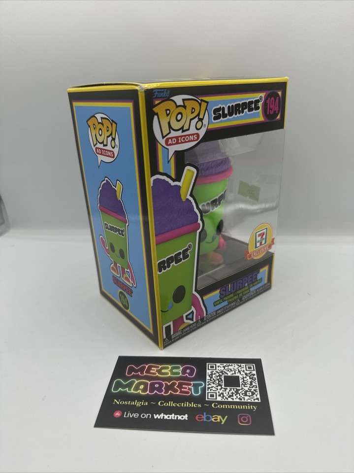 Funko Pop Ad Icons - Slurpee #194 (Green Cup) Black Light 7-Eleven ...