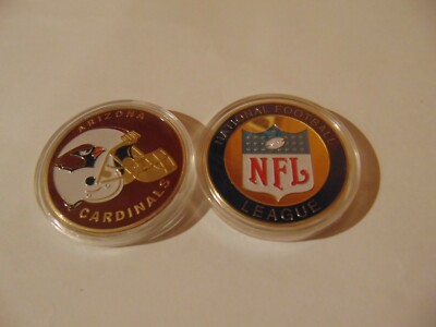 CHALLENGE COIN NFL NATIONAL FOOTBALL LEAGUE FREE HARD CAPSULE ARIZONA ...