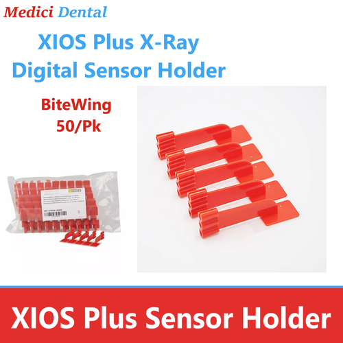 Dentsply Sirona 6176536 Xios Bitewing Sensor Holder, 100pcs - Red for ...