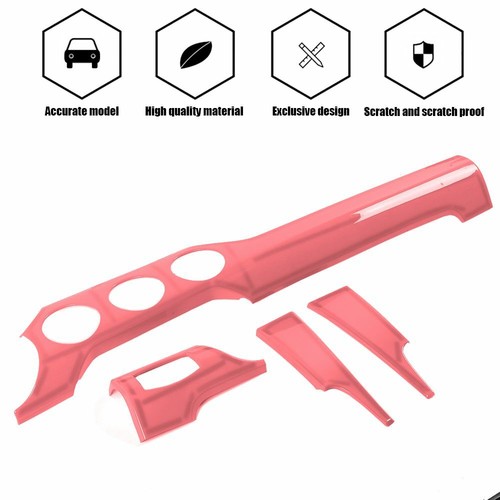Car Interior Dashboard Trim Cover Frame For Ford Mustang 2015-19 Pink ...