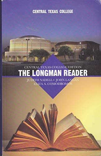 The Longman Reader, Central Texas College 9th Edition - Paperback ...