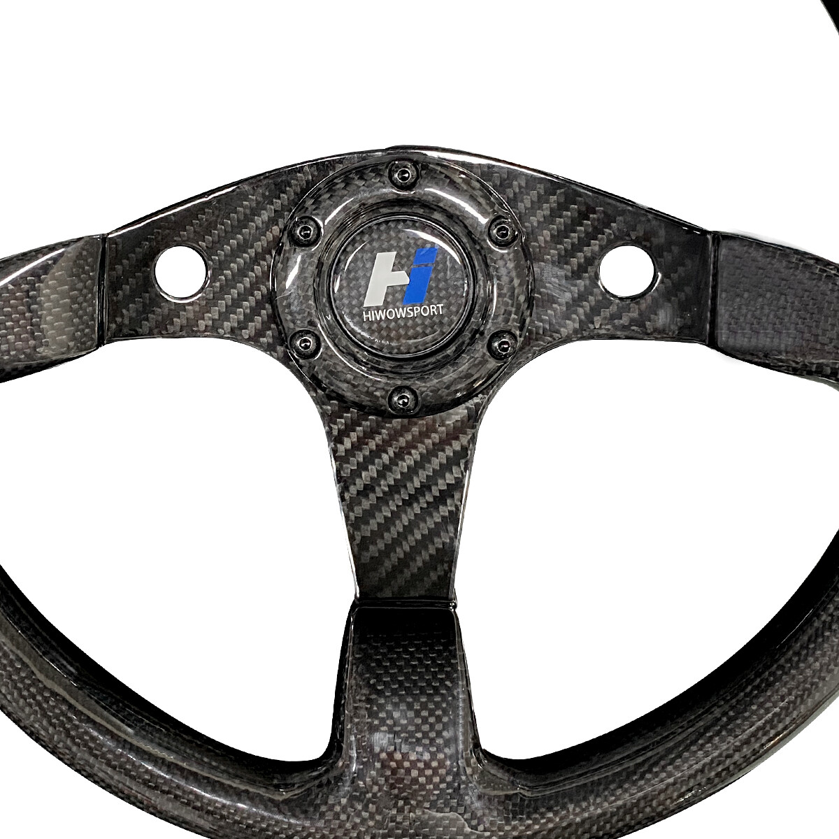 350mm Carbon Fiber Flat Bottom Steering Wheel Inserts Pilota Style ...
