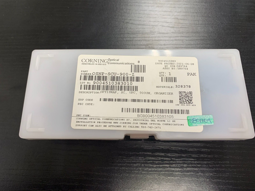 Corning OSNP-SCU-900-Z OptiSnap SC UPC Connector, SM 900um 25/Pk | eBay