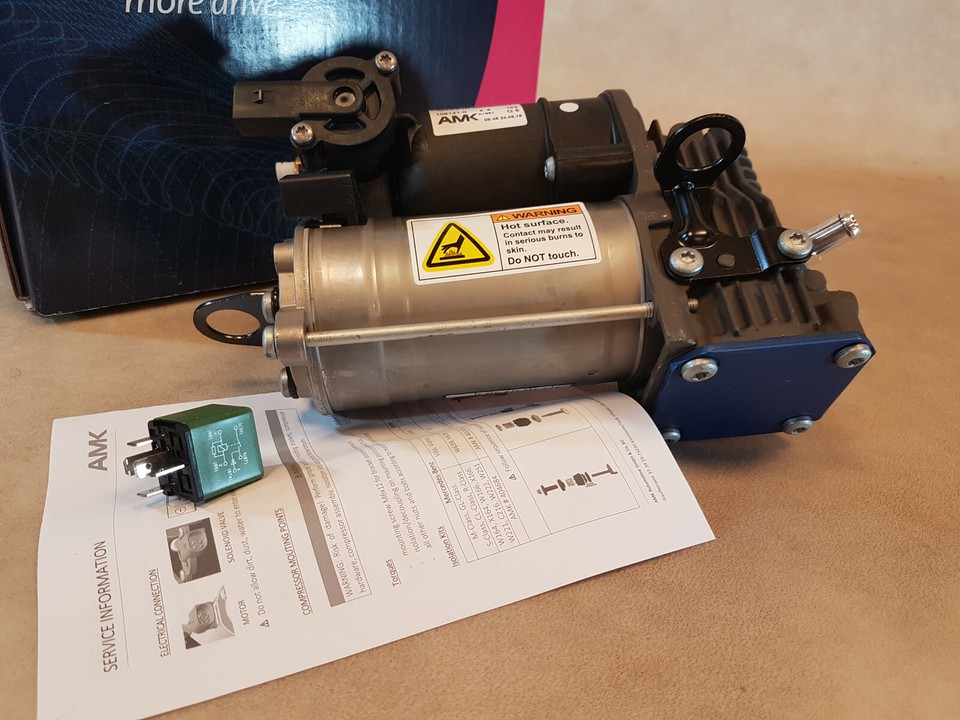 GENUINE AMK Air Suspension Compressor PUMP Mercedes Benz GL X164 ML ...
