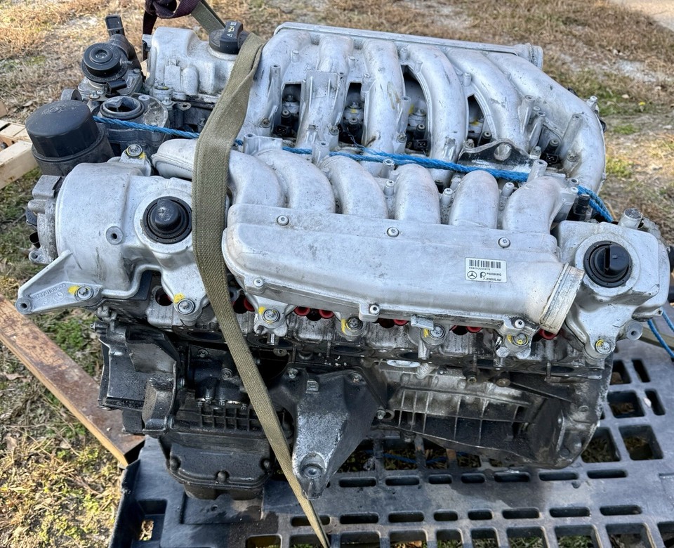00-02 Mercedes W220 S600 CL600 M137 V12 Engine Motor 121k Miles, Not ...