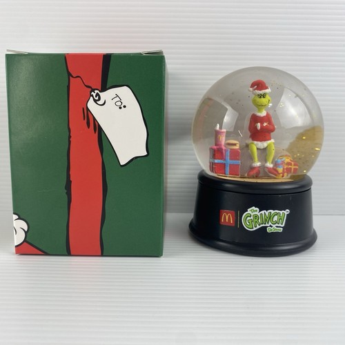 McDonalds Dr Seuss The Grinch Meal Grinch Snow Sand Globe New In Box ...