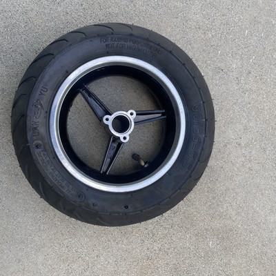 90/65-6.5” Mini Bike Wheel Front Tire, Rubber Wheel Tire | eBay