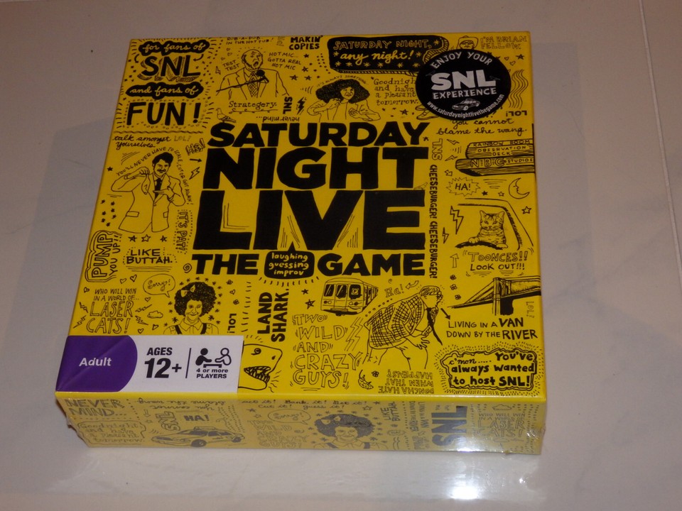 New & Sealed SATURDAY NIGHT LIVE Adult Board Game, Discovery Bay Games ...