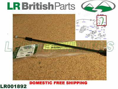 GENUINE LAND ROVER FRONT DOOR CABLE RELEASE OUTER HANDLE TO LATCH LR2 ...