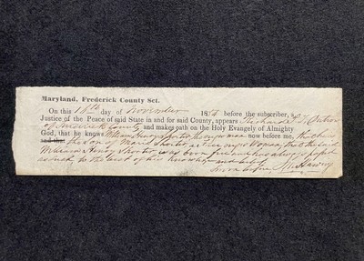 1854 Freedom Papers: African American Born Free and Never Enslaved. | eBay