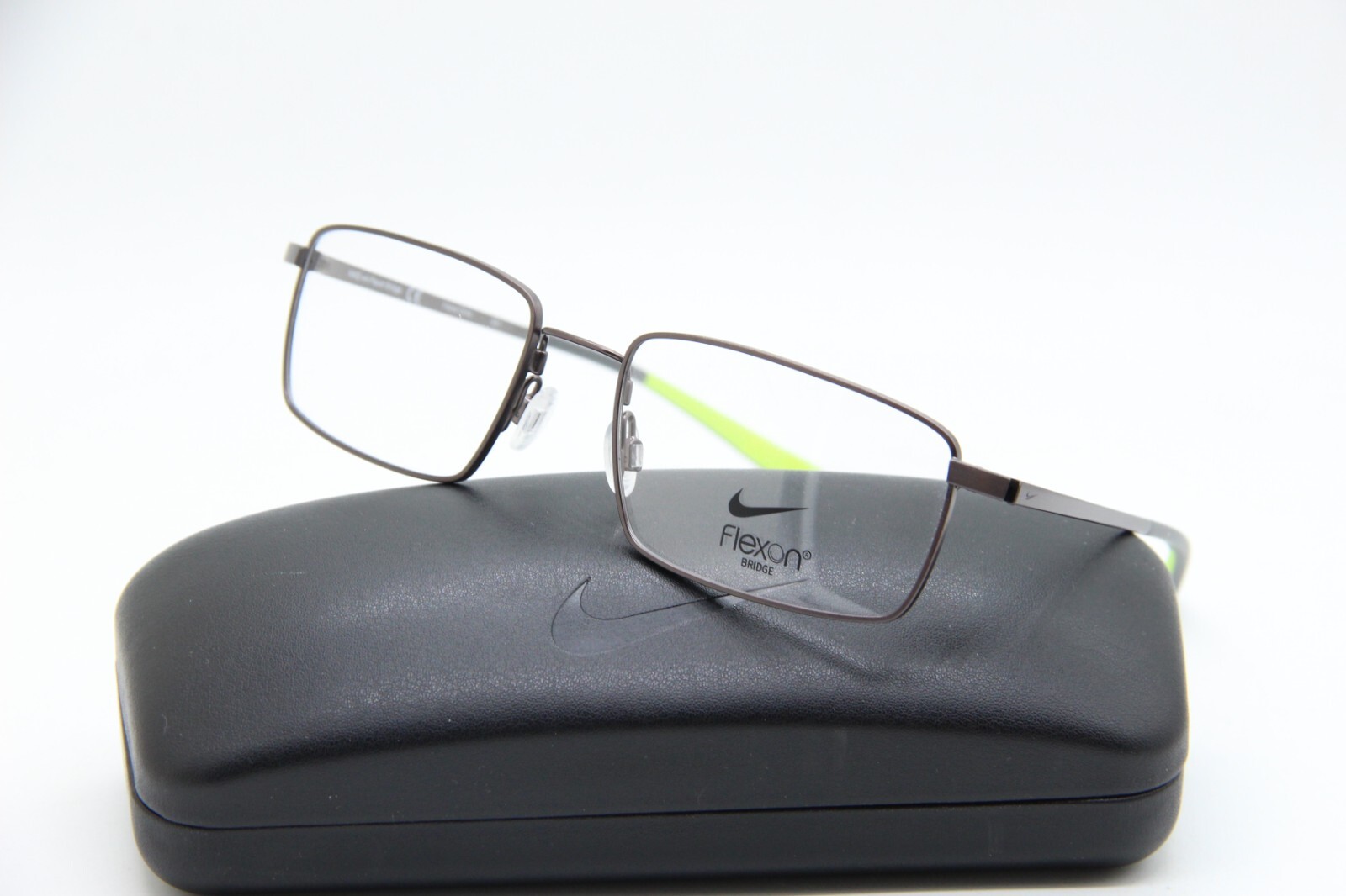 NEW NIKE FLEXON 4305 075 BRONZE GREY AUTHENTIC EYEGLASSES W/CASE 55-18 ...