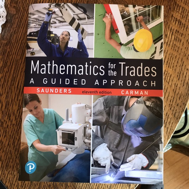 Mathematics for the Trades : A Guided Approach by Robert Carman and Hal ...