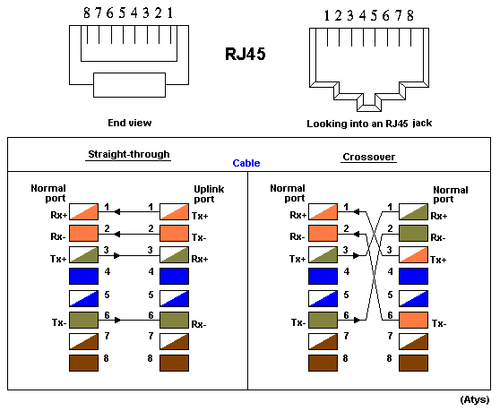 Crimpatrice per connettore plug Cavo Rete LAN Telefonico RJ 45 11 12 ...