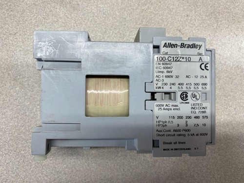 ALLEN BRADLEY 100-C12Z*10 SERIES A STANDARD CONTACTOR USED | eBay