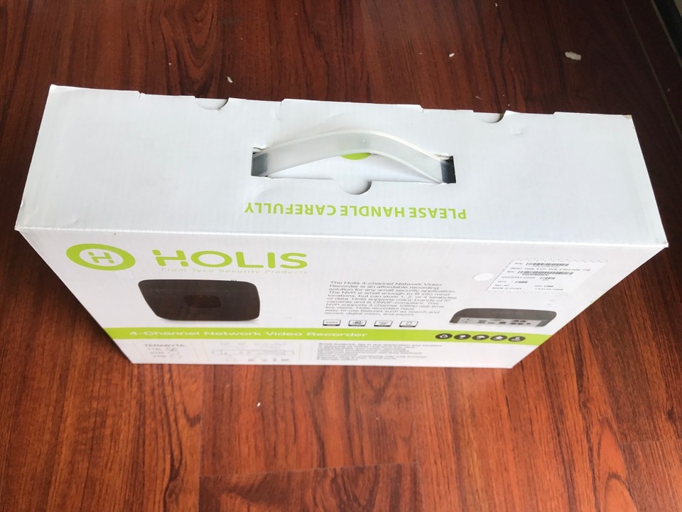 Holis HOLNVR04100 4 Channel 1080p Network Video Recorder 4 Port POE ...