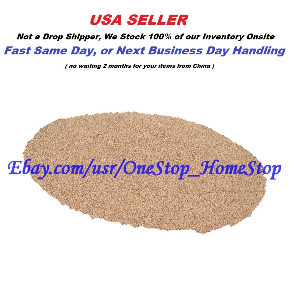 2 Lb., Fine Crushed Walnut Shell Tumbler Media Dry Polishing Brass Alum ...