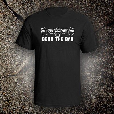 Bend The Bar Gym T-Shirt | bodybuilding graphic tee shirt lifting rogue ...
