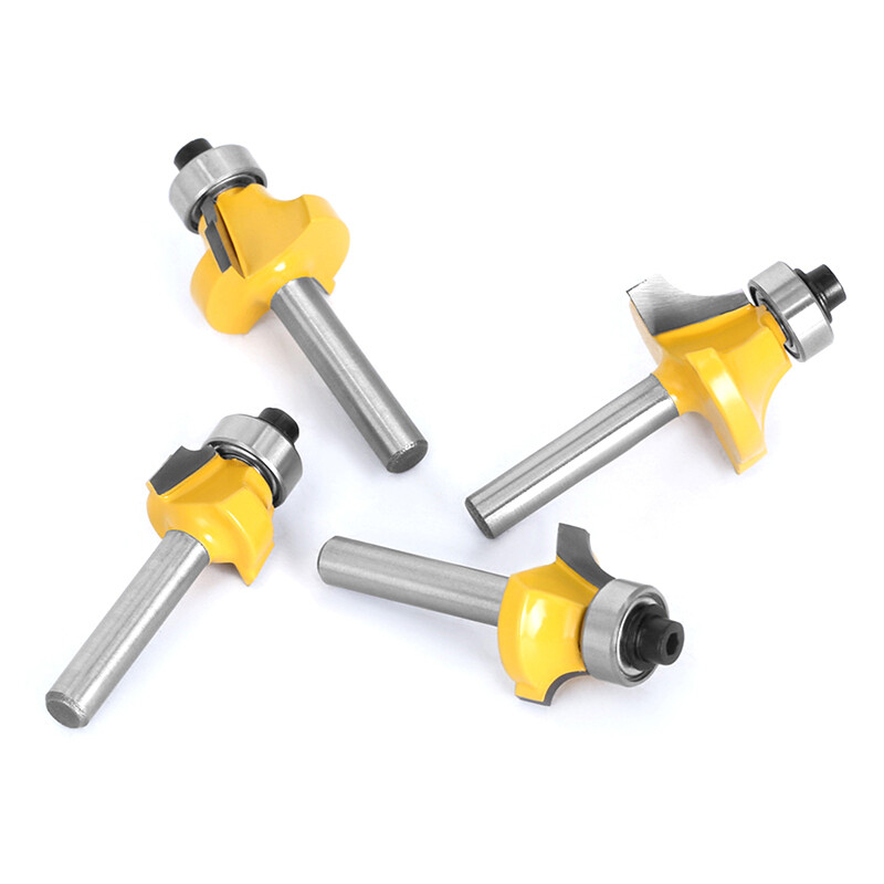 6mm / 1/4 Shank Corner Round Over Router Bit With Bearing Milling Cut ...