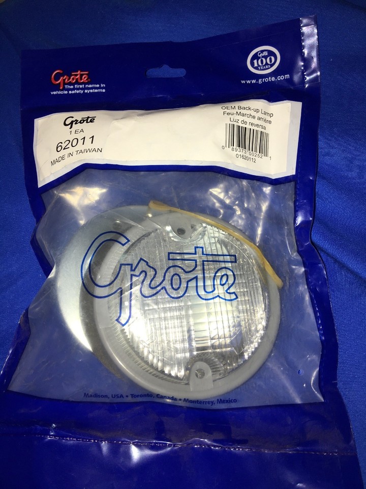 62011 GROTE CLEAR BACK UP LAMP OE STYLE GREY BEZEL | eBay