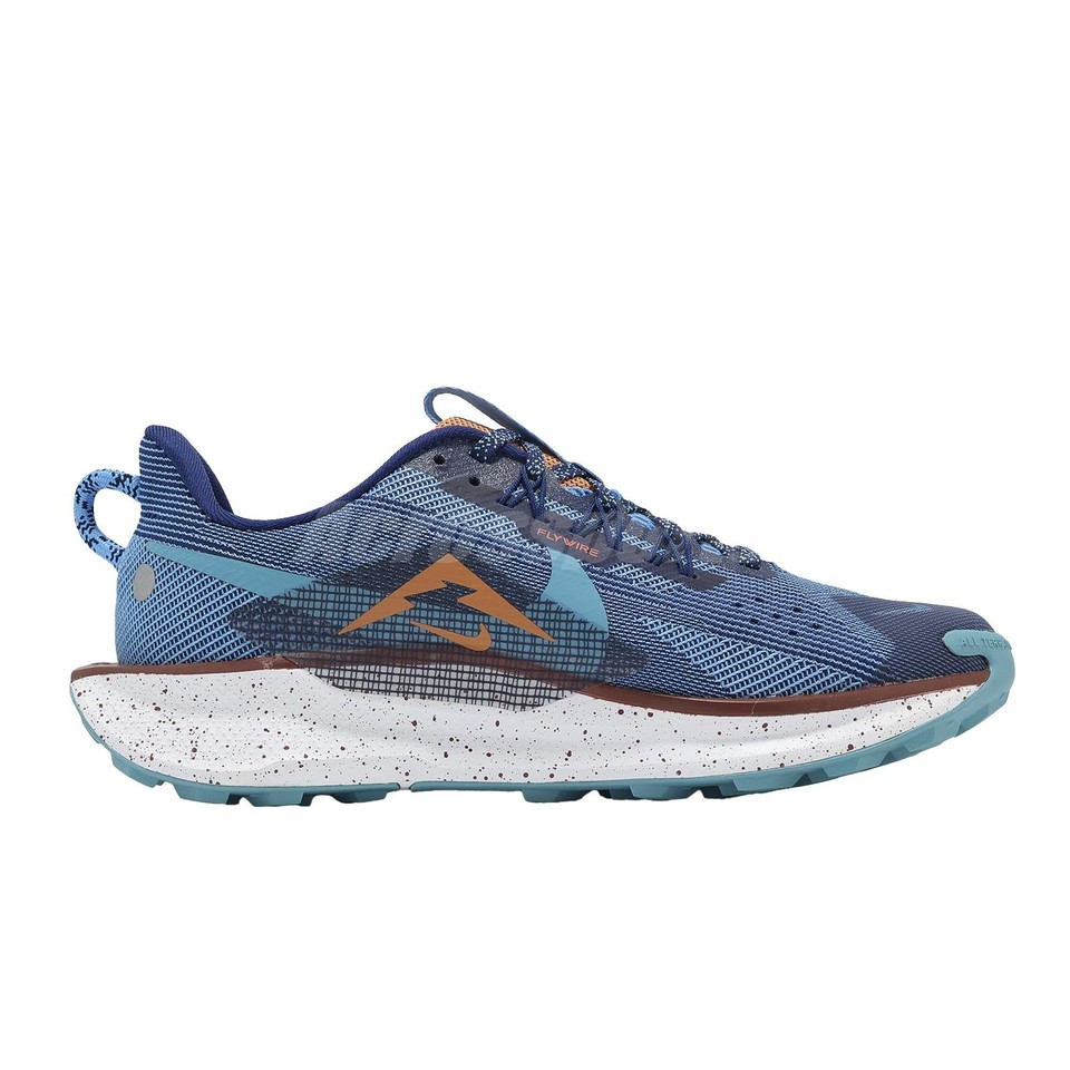 Nike Pegasus Trail 5 GS Blue Void Monarch Kids Youth Trail Running ...