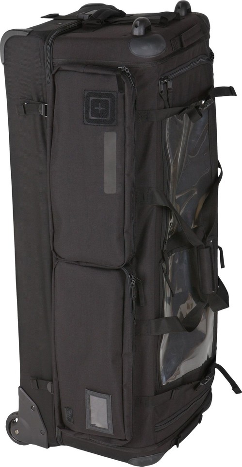 FAIR 5.11 Tactical Cams Rolling Bag Black Duffel Military Deployment ...
