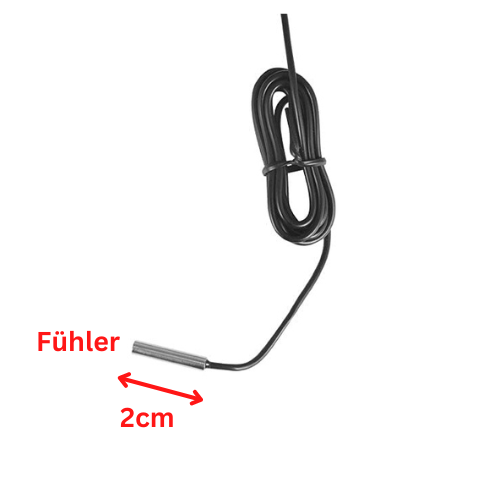 mini Thermometer Temperatur Anzeige mit Fühler digital 1m - 5m Kabel ...
