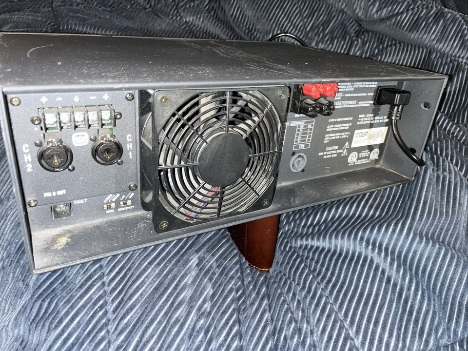 Crown CE1000 450 Watt 2 Channel Professional Audio Power Amplifier Rack ...