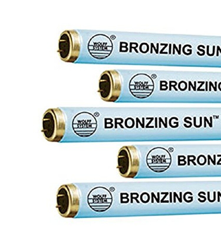 Wolff Bronzing Sun Reflector Tanning Bed Lamps Bulbs FR71 100 Watt T12 ...