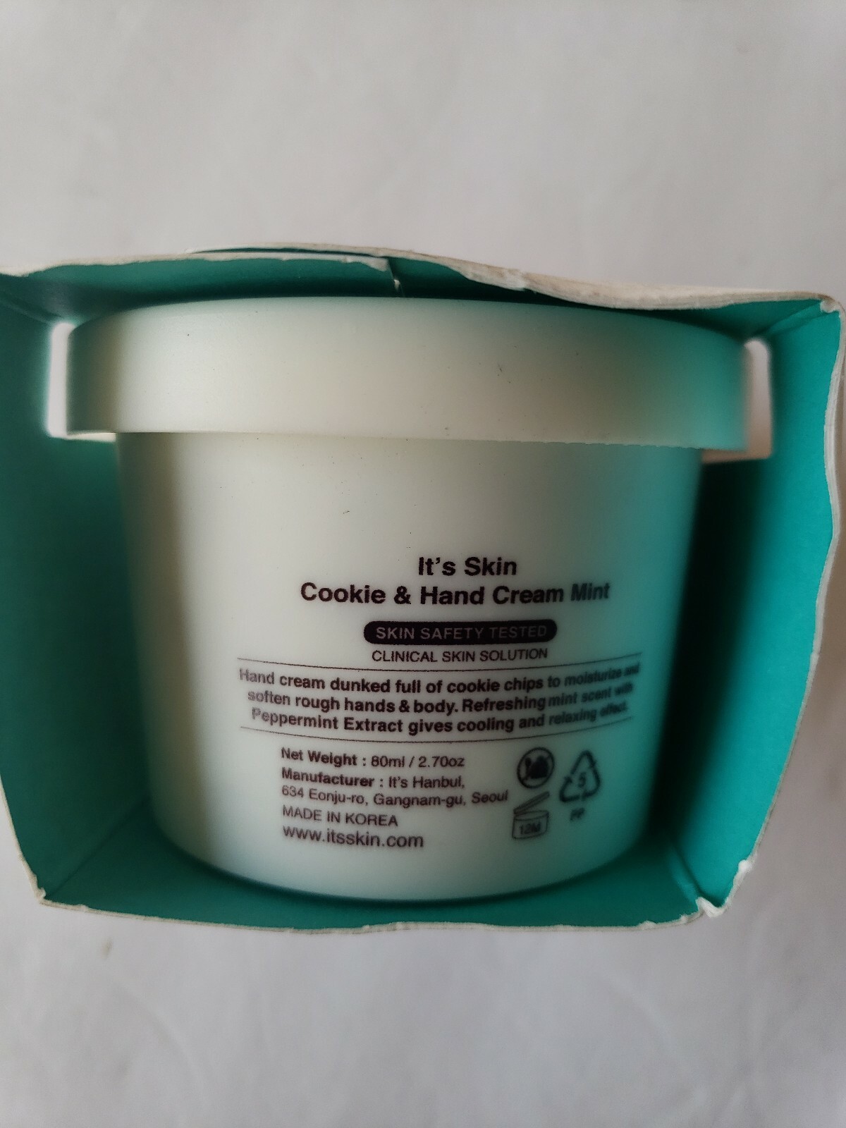 1 New It's Skin Cookie & Hand Cream Mint 2.7 Oz | eBay