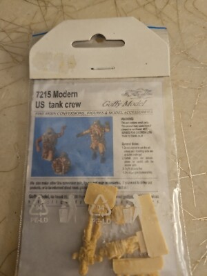 1/72 Goffy Model 7217 Modern US Tank Crew (1 resin figure, 2 resin ...
