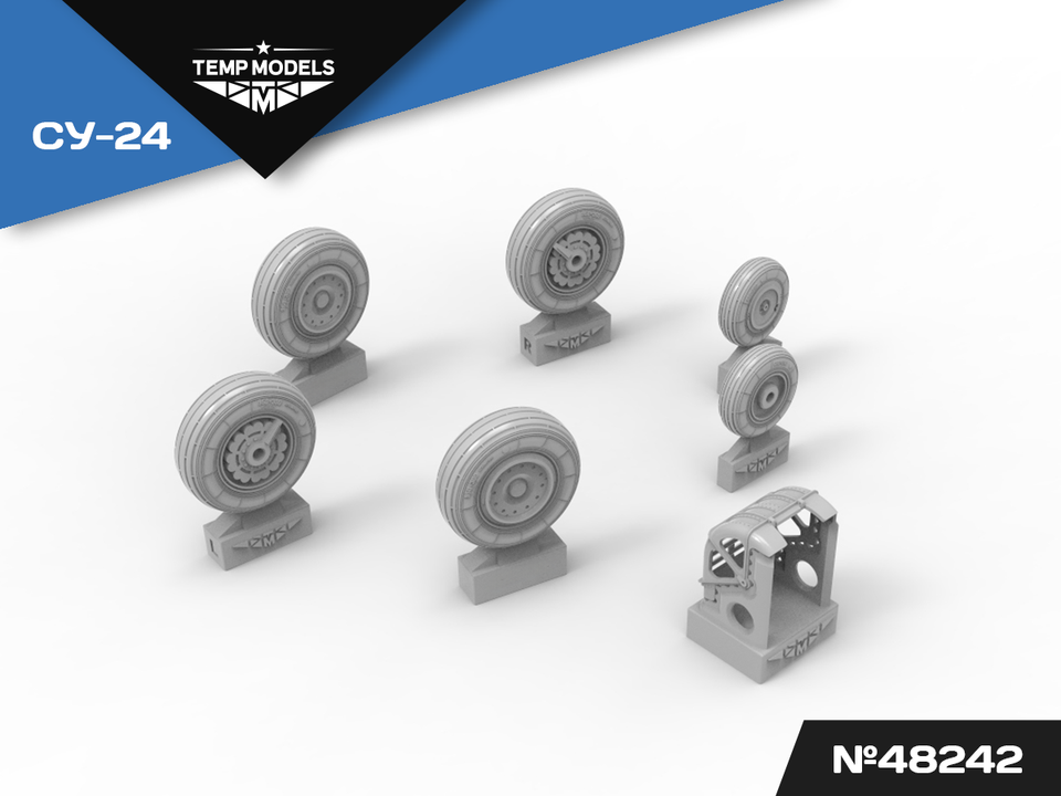 WHEEL SET SU-24 1/48 TEMP MODELS Highly detailed tempmodels 48242 | eBay