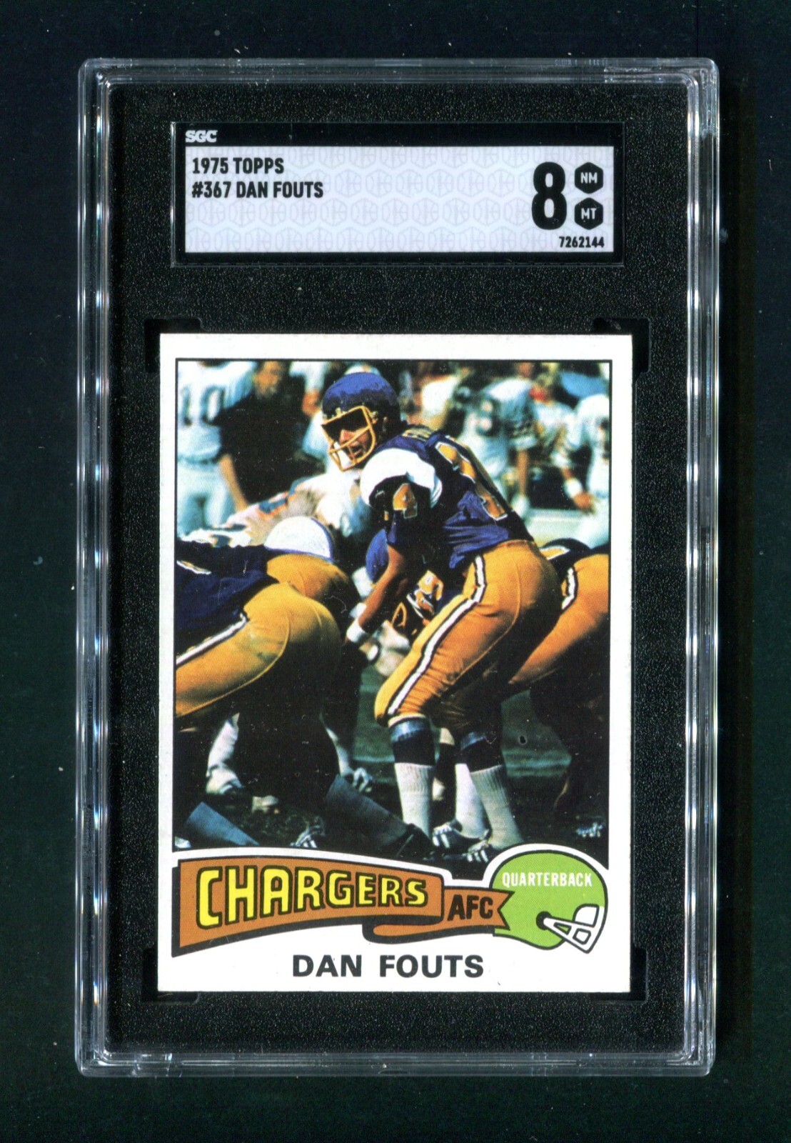 Dan Fouts Rookie 1975 Topps Football Card #367 Graded SGC 8 | eBay