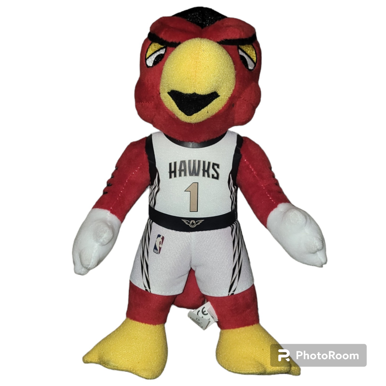 Atlanta Hawks Mascot Harry The Hawk 10" Plush Mascot Factory White ...